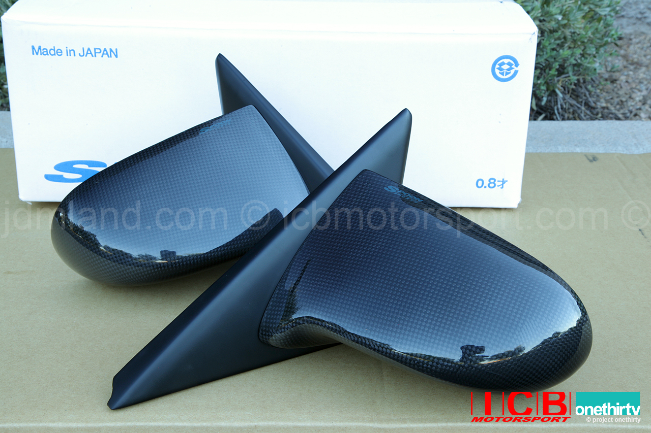 Spoon Sports Gen III Carbon Fiber Mirrors with Power Adjust Civic EG6 ...