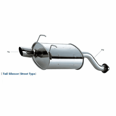 Spoon Sports Muffler Street Type (EG9, EG6/EK4/EK9 18030-EG6-000, DC2 ...