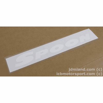 Spoon Sports Team Sticker "Spoon" Decal 100mm White or Black - FREE SHIP