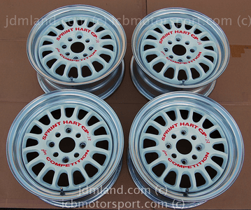 Sprint Hart CP-R CPR 15X6.5 4X114.3 +32 offset +45 offset JDM 96 Spec ...