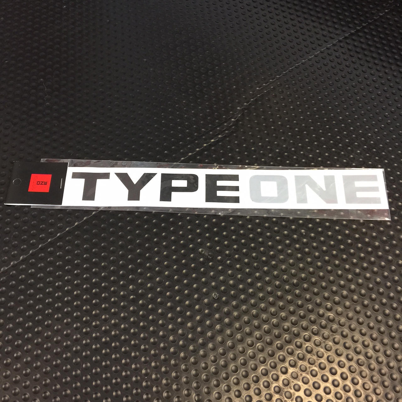 Type One Logo Sticker Black 250mm ALL-90000-T21
