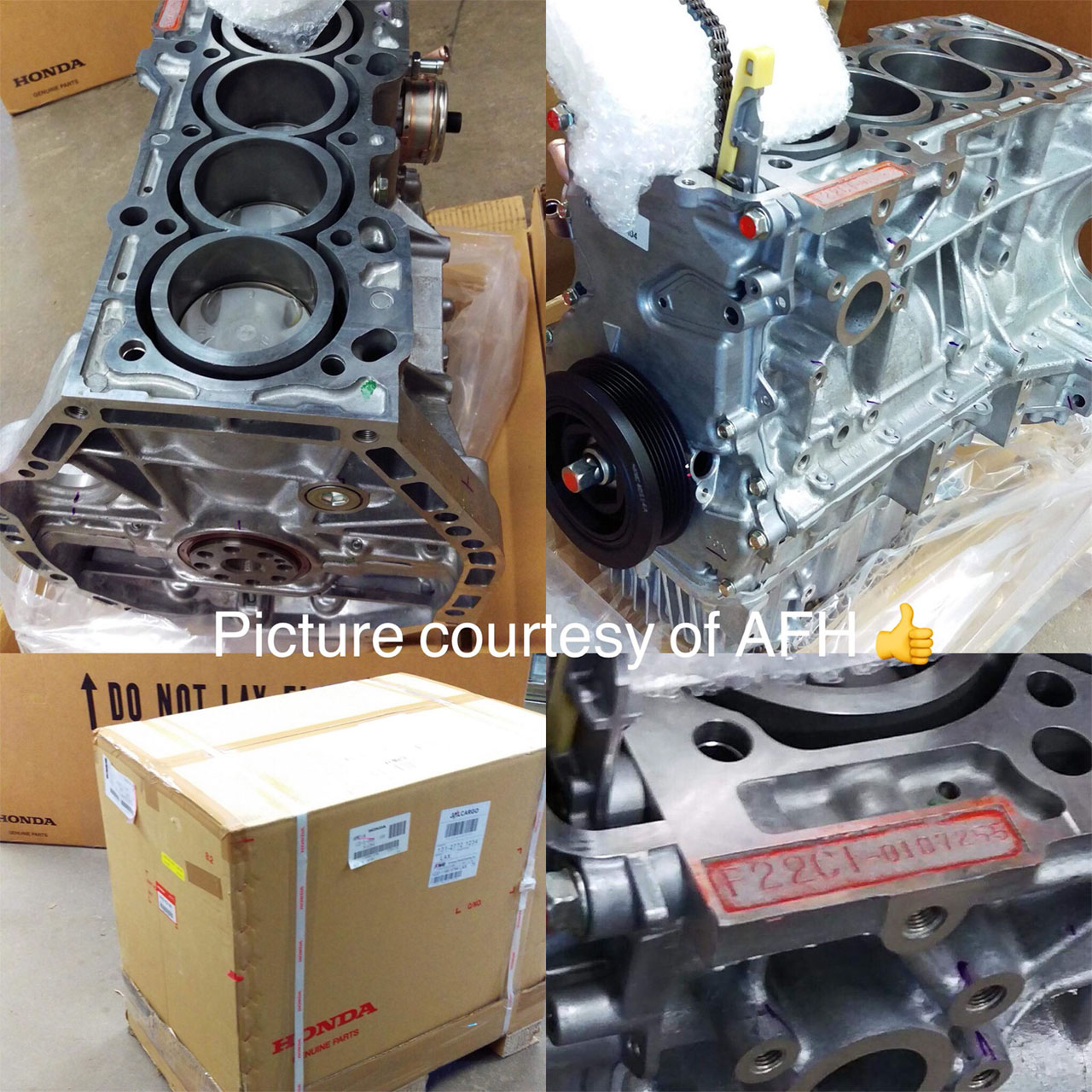 USDM Honda S2000 AP2 Short Block Part Number: 10002-PZX-A04 BRAND NEW