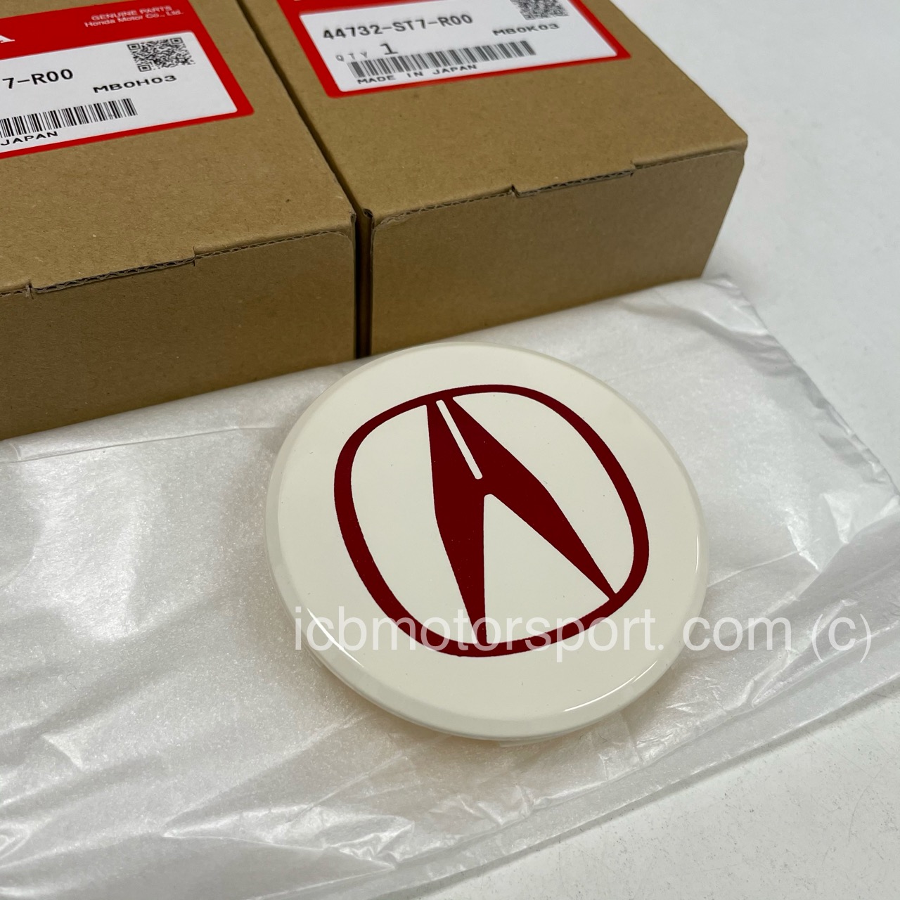 USDM Integra DC2 Type R Center Caps Championship White (Set of 4)