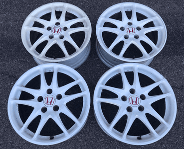 Used Integra DC5 ITR Type R Champ. White Wheels 17X7 +60 Offset