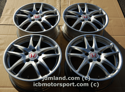 Used Integra DC5 ITR Type R Silver Wheels 17X7 +60 offset