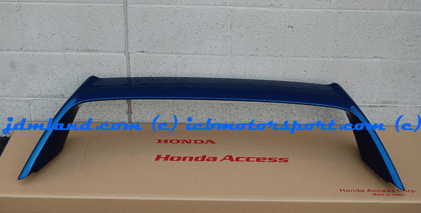 Used JDM DC5 Type R Rear Spoiler Arctic Blue Pearl B507P Mint Sold
