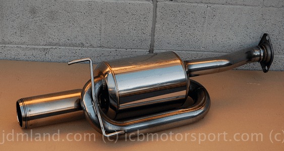 USED Mugen Sports Twin Loop Muffler Silencer RSX Type S 02-06 Axle Back ...