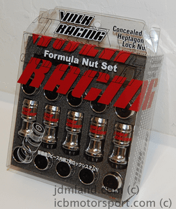 VOLK Racing Formula Lug Nuts Set Black WFN1215B 12X1.50mm FREE SHIPPING