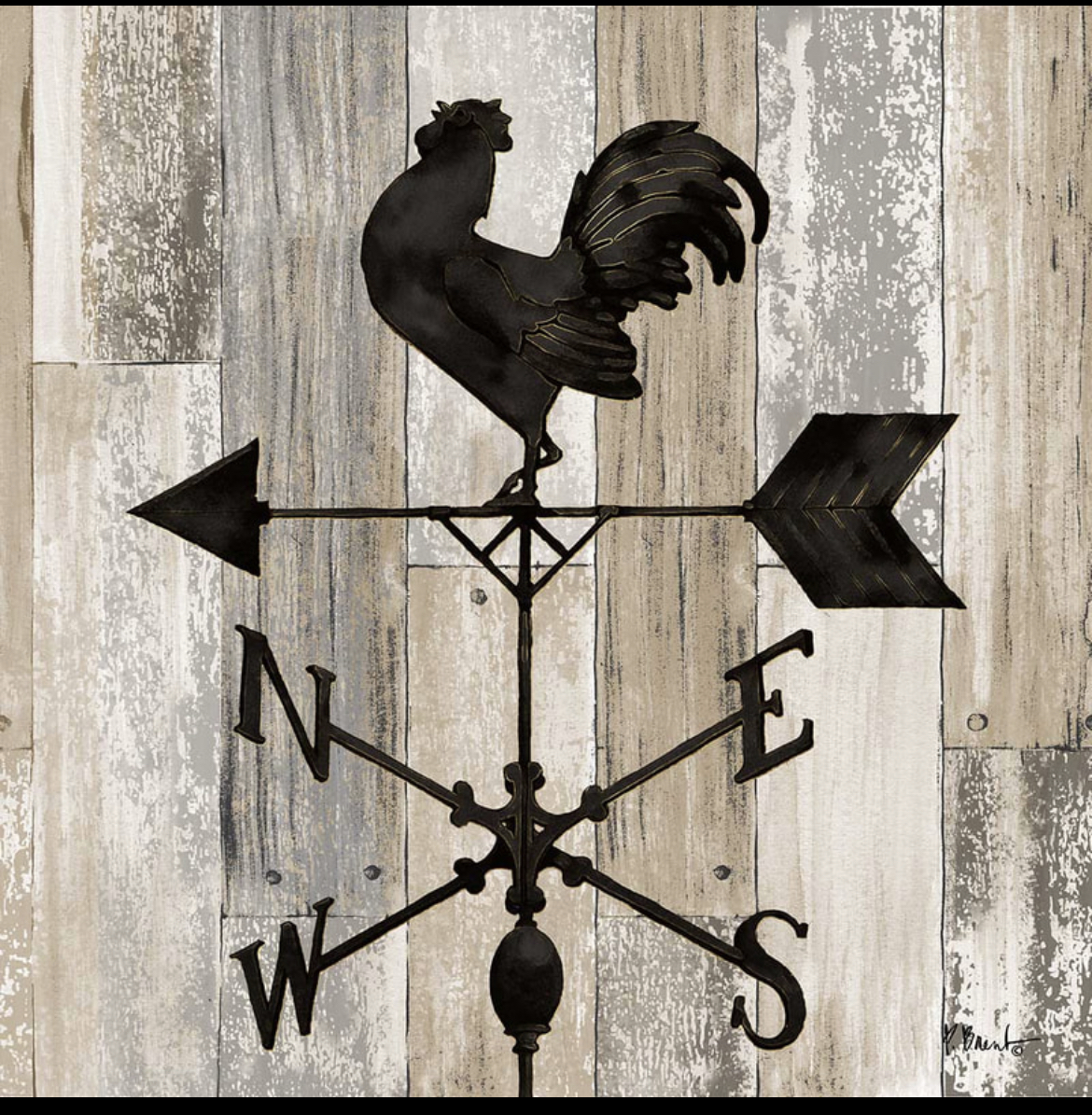 ROOSTER WEATHER VANE by The Collection
