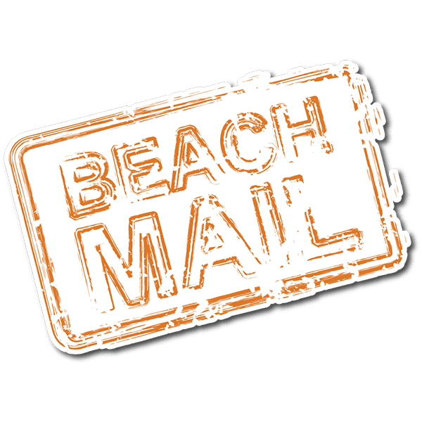 Beach Mail Beach Stamp Sticker BS002|Vinyl Stickers|Marijuana Stickers ...