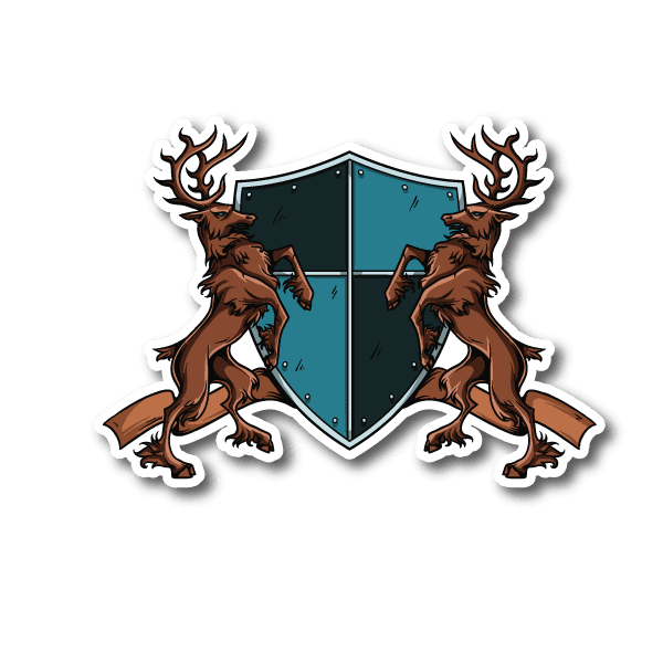 Family Crest Stickers BS005|Vinyl Stickers|Marijuana Stickers|Clear ...