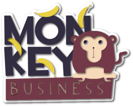 Monkey Business Animal Sticker|Vinyl Stickers|Marijuana Stickers|Clear ...