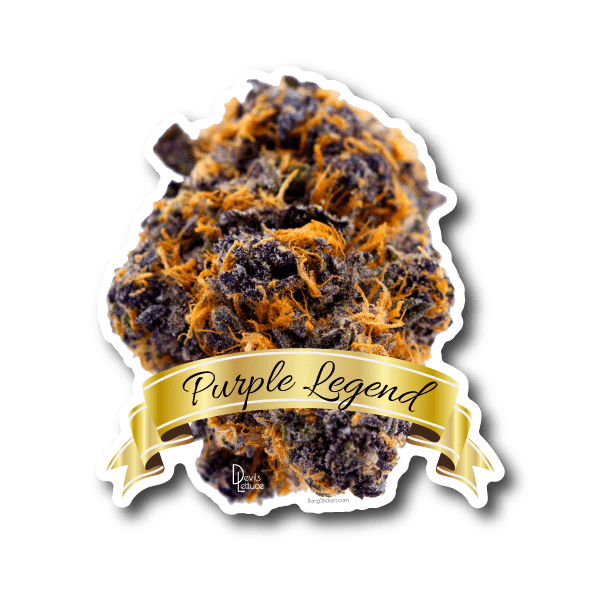 Purple Legend Vinyl Sticker