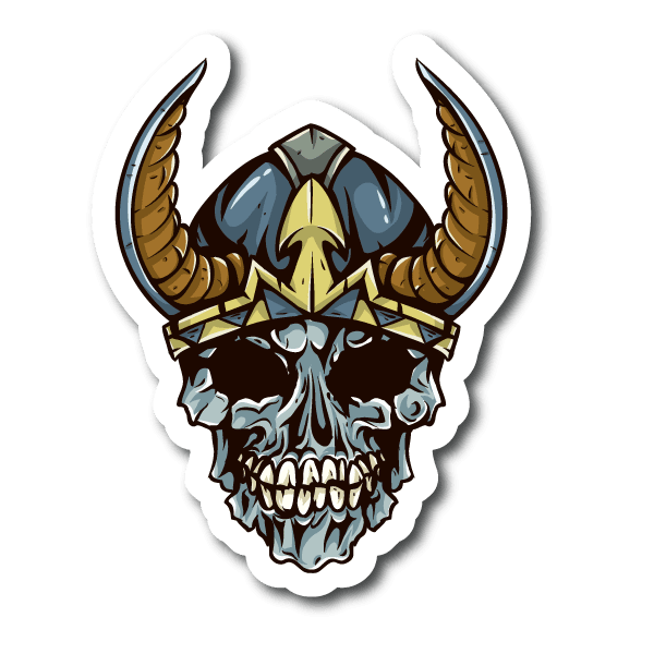 Skull Vinyl Sticker BS029 Stickers|Vinyl Stickers|Marijuana Stickers ...