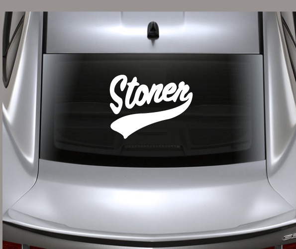Stoner Bumper Sticker Vinyl Decal Sticker 005
