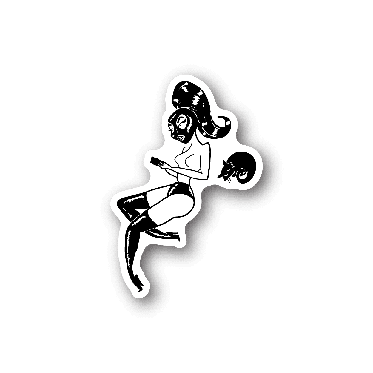 TAT Dominatrix Sticker - Vinyl Stickers - Marijuana Stickers