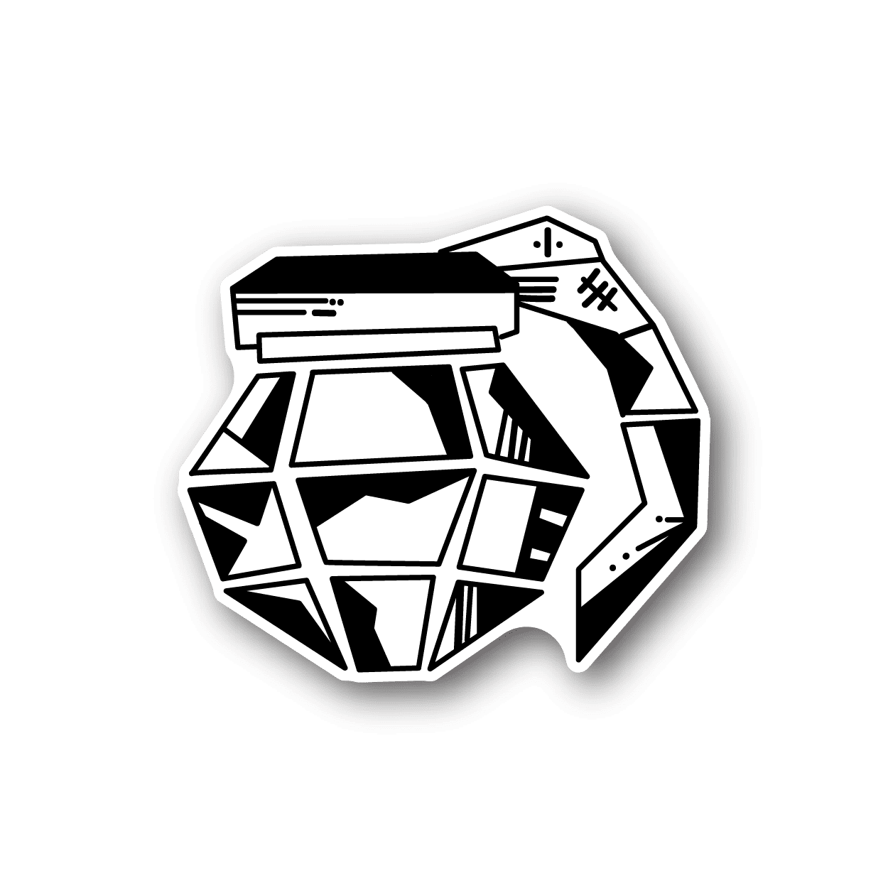 TAT Granade Sticker - Vinyl Stickers - Marijuana Stickers