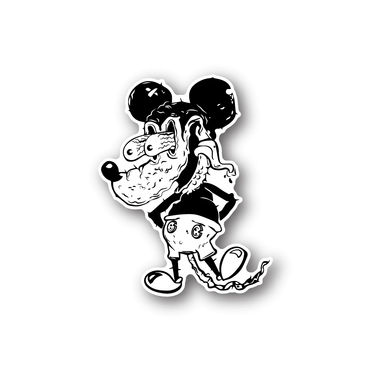 TAT Mouse Sticker - Vinyl Stickers - Marijuana Stickers