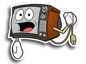 Telly Telivision Sticker|Vinyl Stickers|Marijuana Stickers|Clear Stickers