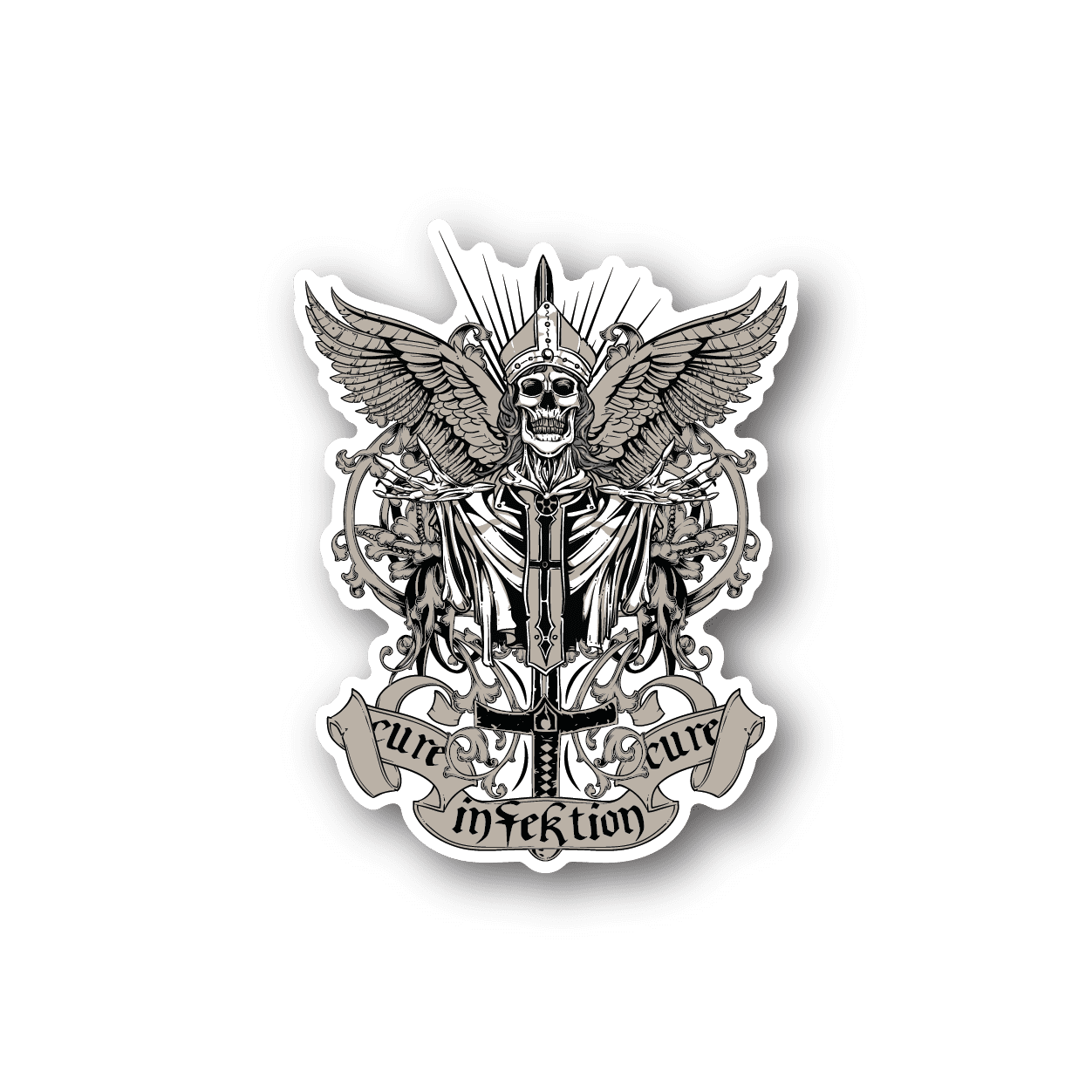 Tsd Cure Infektion - Vinyl Stickers - Marijuana Stickers