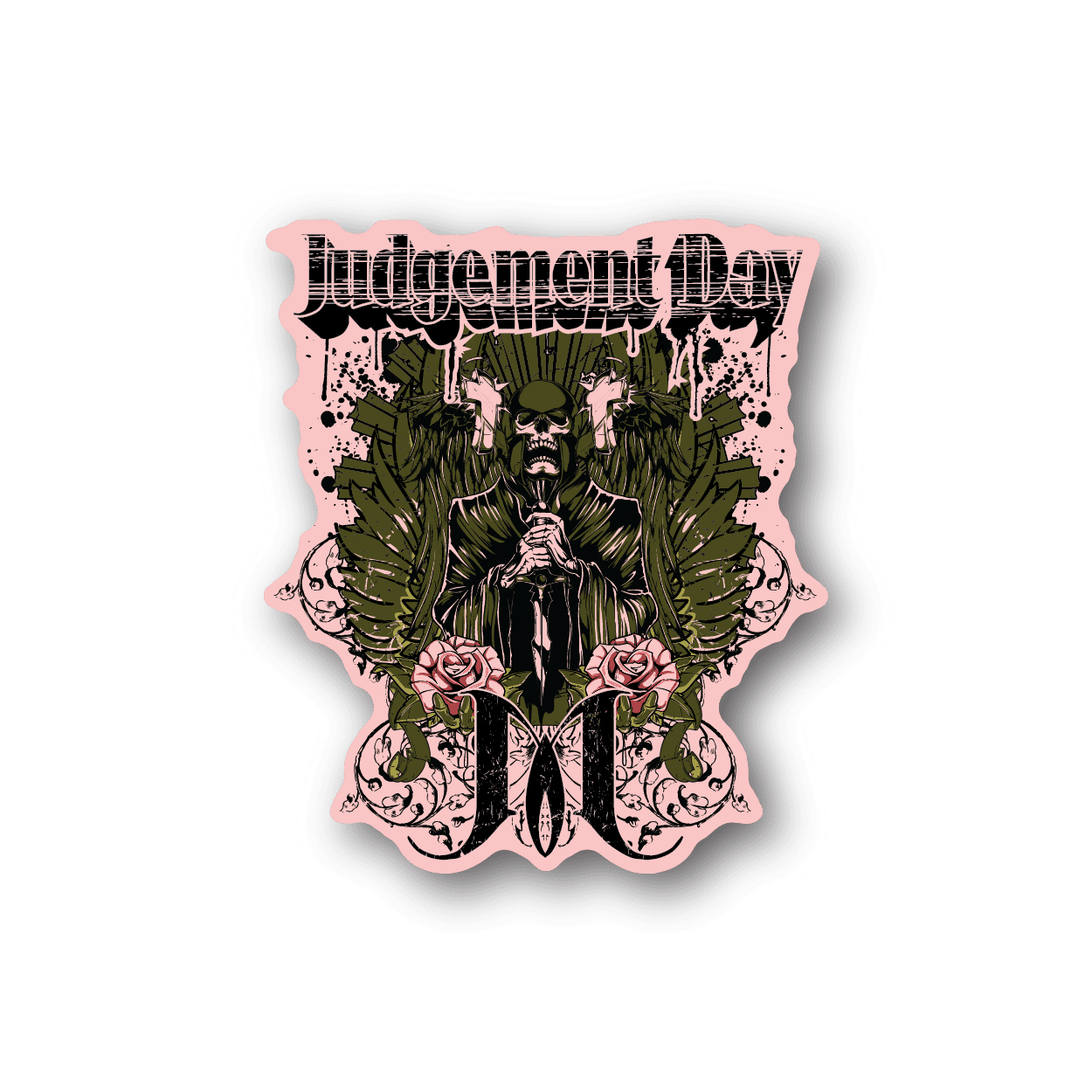 Tsd Judgement Day - Vinyl Stickers - Marijuana Stickers