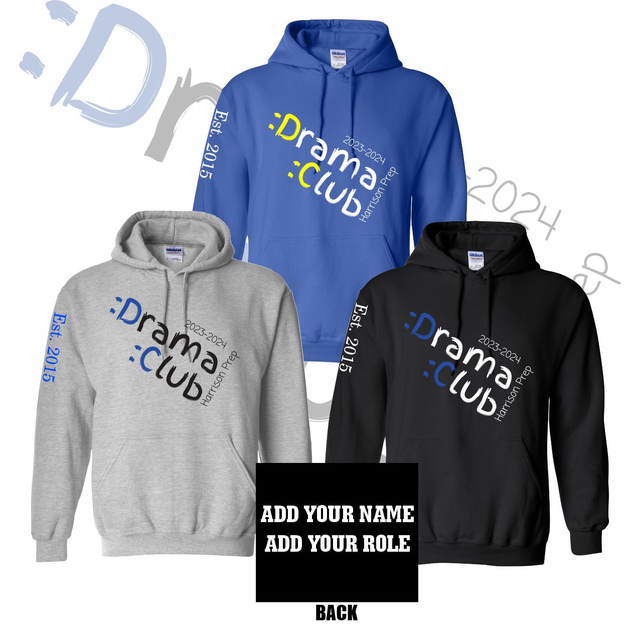 Harrison Prep Drama Club Hooded Sweatshirt