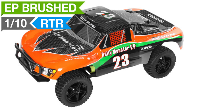 Exceed RC 1 10 2.4Ghz Short Course Electric Rally Monster RTR Off Road Rally Truck Carbon Orange RC Remote Control Rally Truck Radio Car