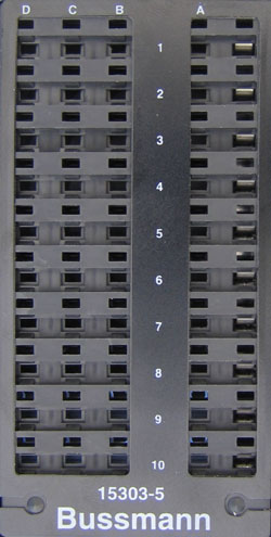 Bussmann 15305-5 RTMR, Input Stud Fuse Side Only. For Fuses, Circuit ...