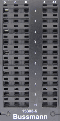Bussmann 15305-6 RTMR, Input Stud Relay Side Only. For Fuses, Circuit ...