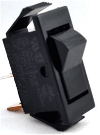 Eaton 1600H11E Black Rocker Switch, 16 Amp, 250 Volts
