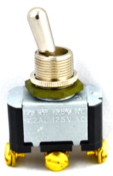 Eaton 7502K13 General Purpose Single Pole Toggle Switch, PDST, 15 Amp ...
