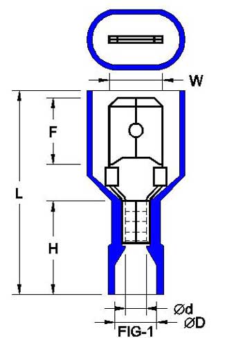 Insulated Male Disconnect (16-14 AWG) | Connector Concepts, Inc.