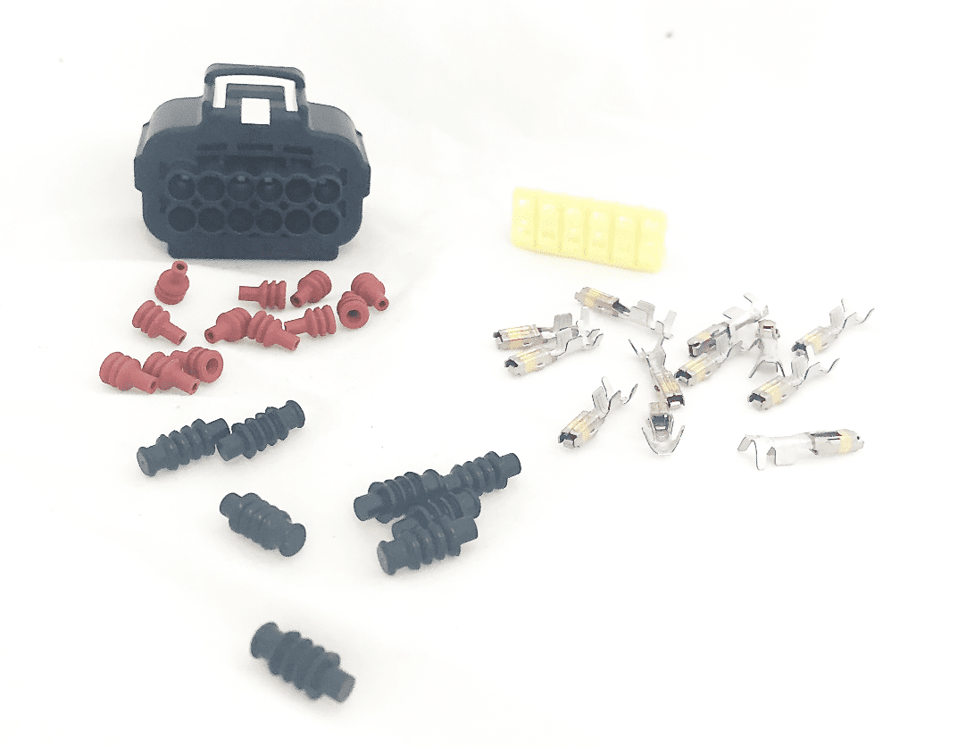 This kit includes the necessary connectors, terminals, seals, and ...
