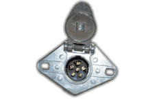 TC6-SE1-Z 6-Pole socket with exposed terminals