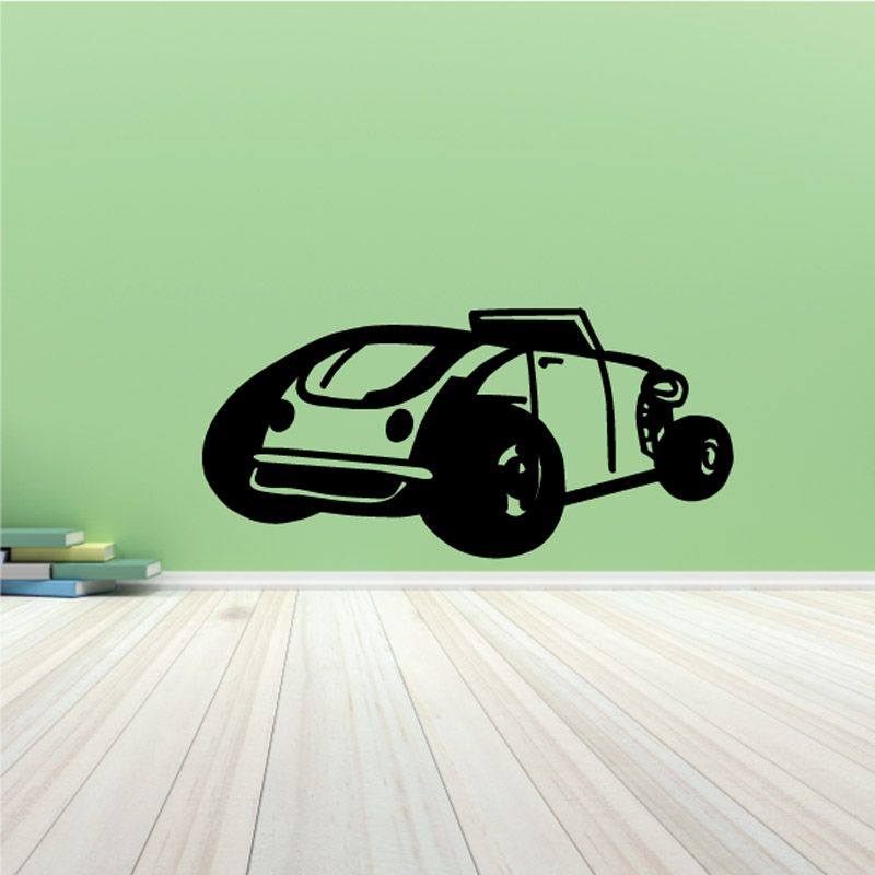 32 Ford Convertable Cartoon Decal