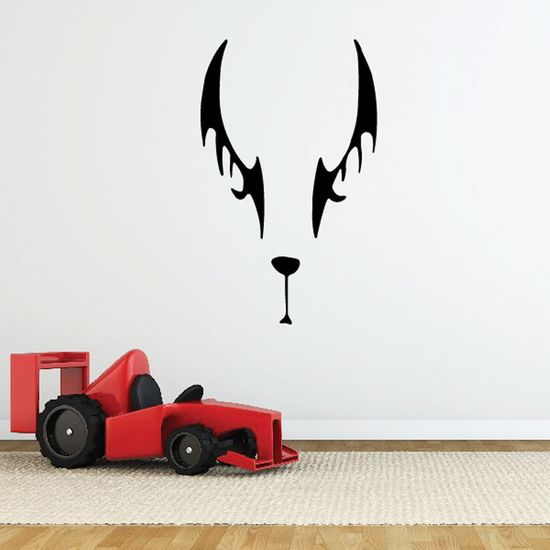 Abstract Bat Face Decal