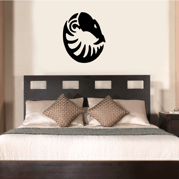 Abstract Snake Head Decal