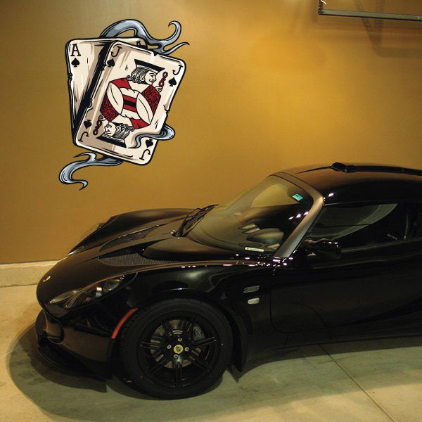 Ace Jack Suited Playing Cards Sticker