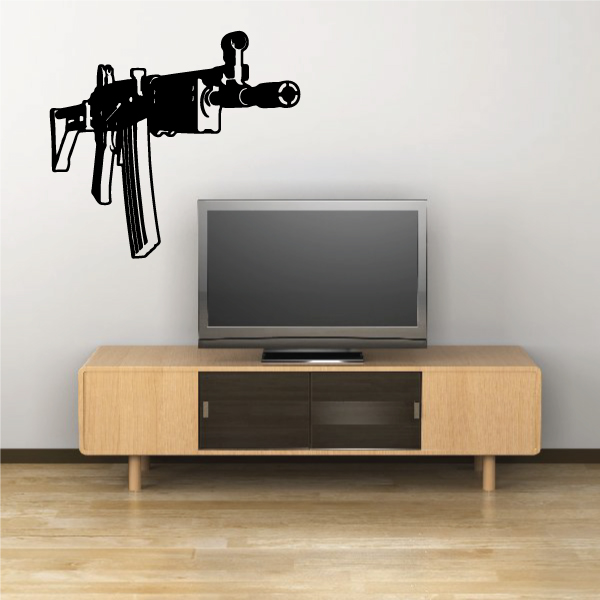 Aiming Detailed MP5 Rifle Decal