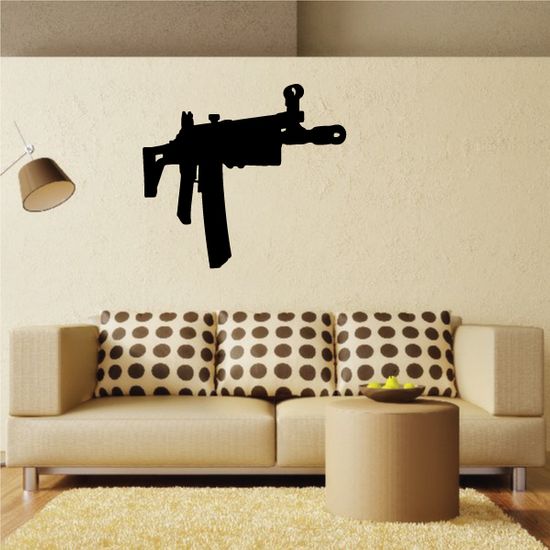Aiming MP5 Rifle Decal