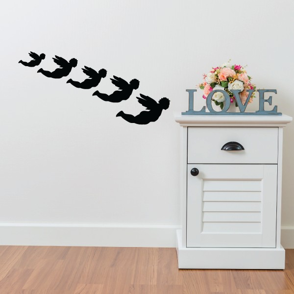 Angel Soaring Family Kit Decal