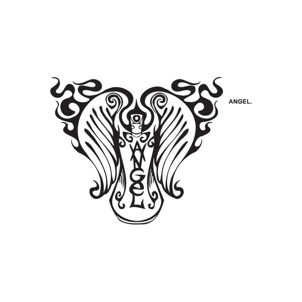 Angel Spray Paint Can Decal