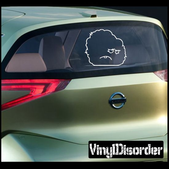 Aqua Team Hunger Force Sad Meatwad Decal