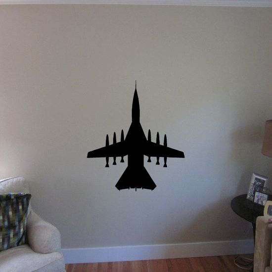 Armed Fighter Jet Decal