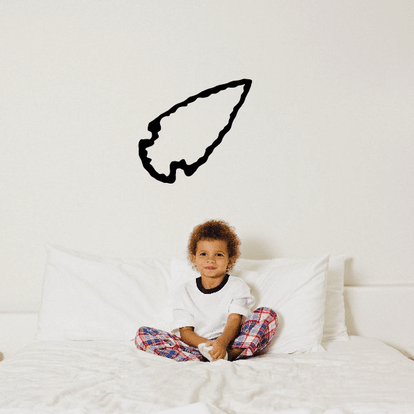 Arrowhead Pointing Right Decal