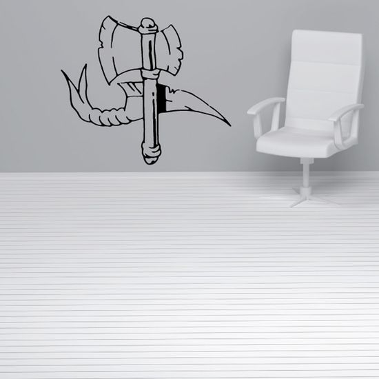 Axe and Knife Decal