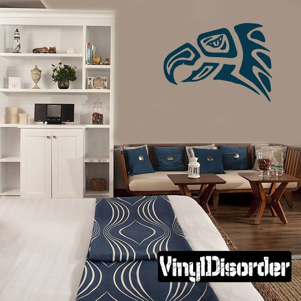 Aztec Eagle head Decal