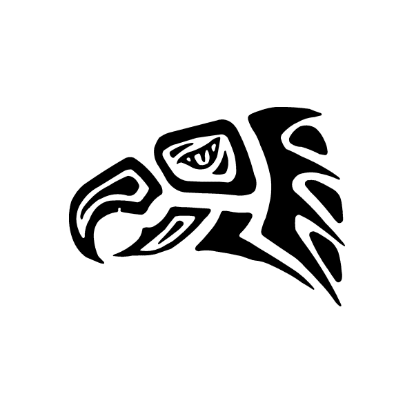 Aztec Eagle head Decal