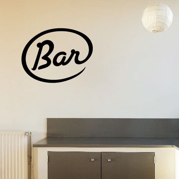 Bar Wall Decal - Vinyl Decal - Car Decal - Business Sign - MC510