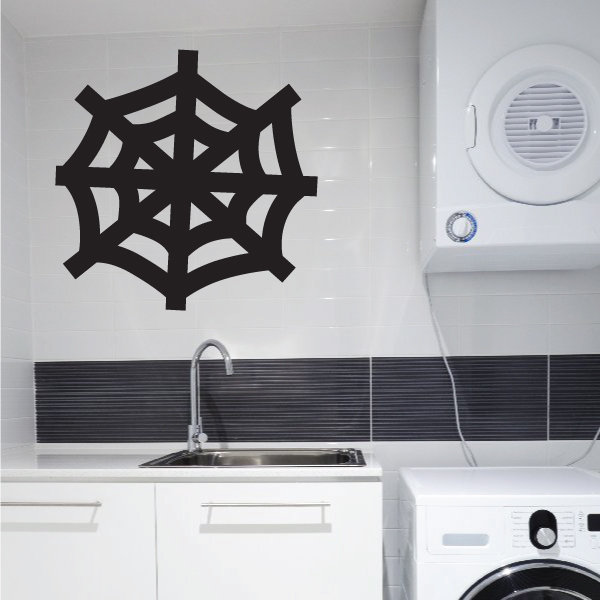 Basic Orb Spider Web Decal